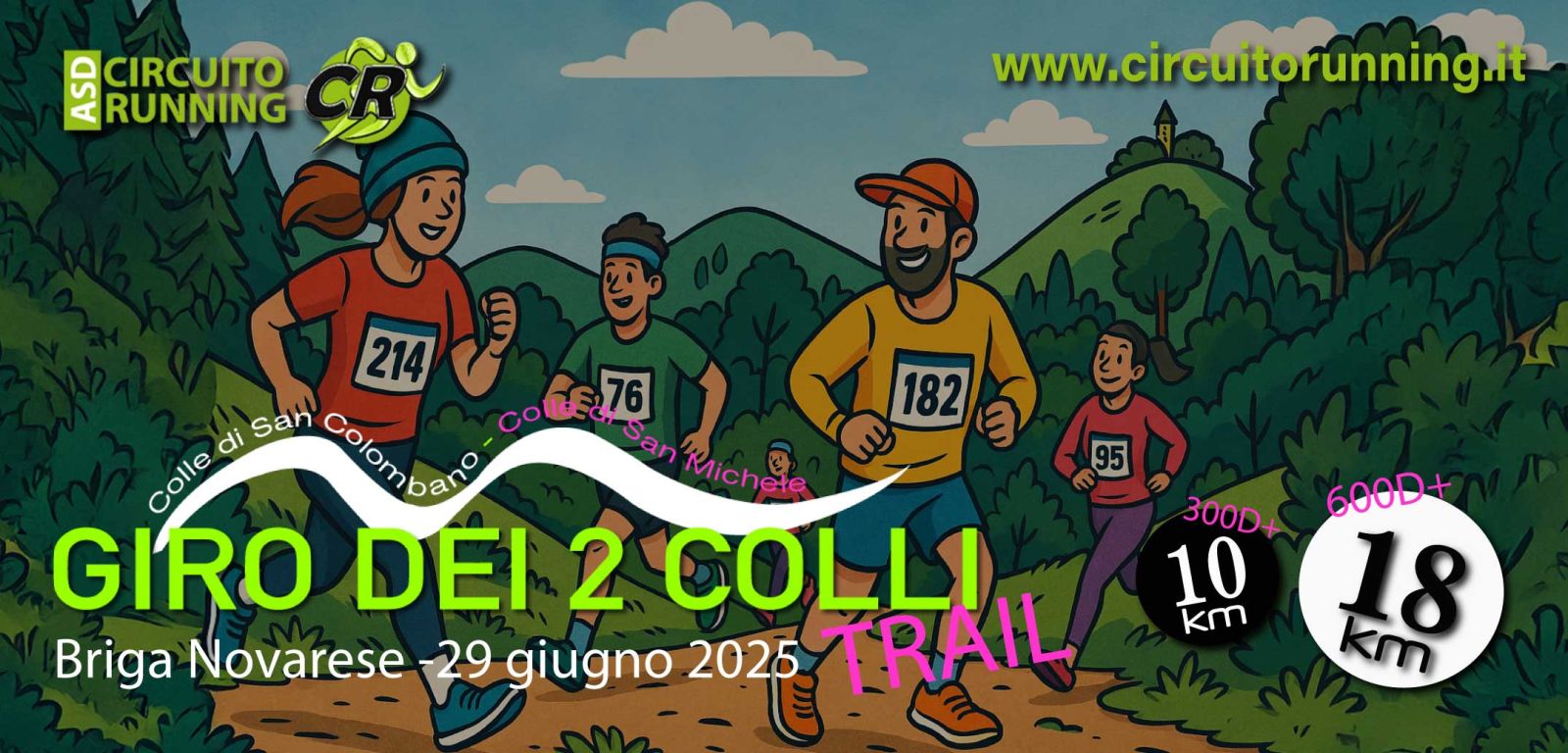 Circuito Running - GIRO DEI 2 COLLI - Trail 2025